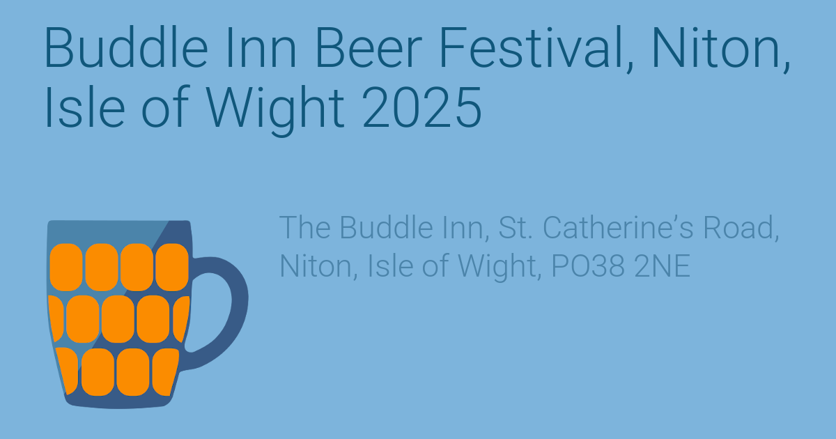 Buddle Inn Beer Festival, Niton, Isle of Wight