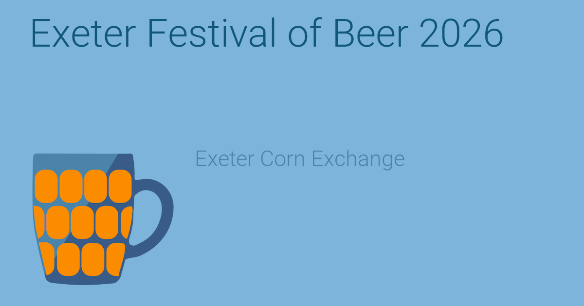 Exeter Festival of Beer 2026